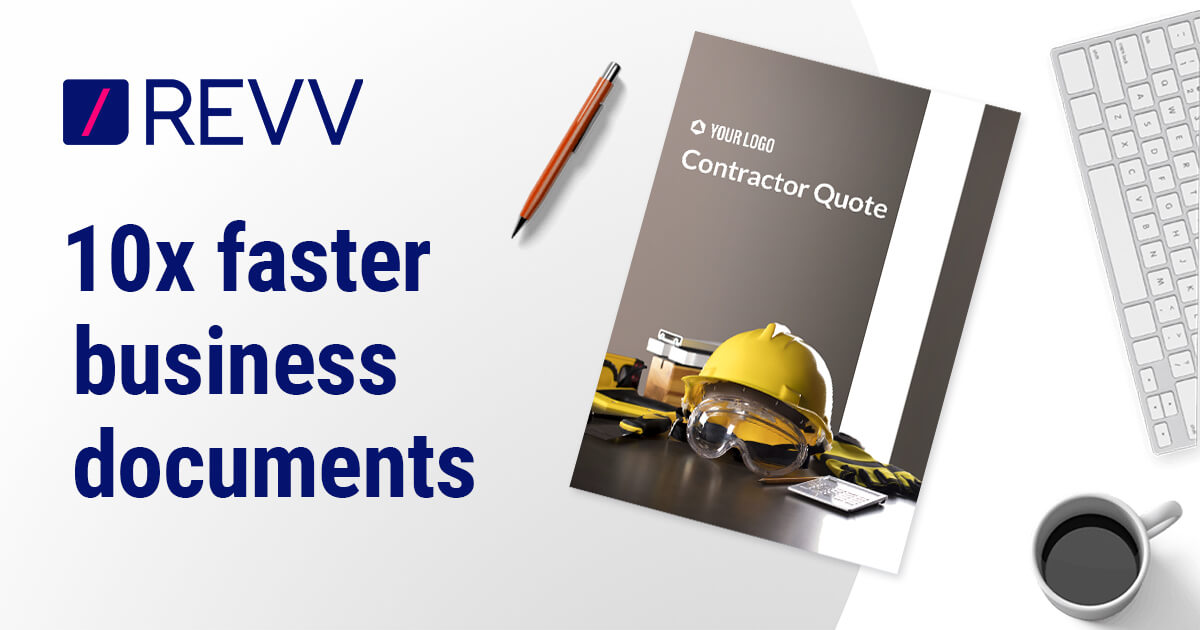 Free Contractor Quote Templates | Revv