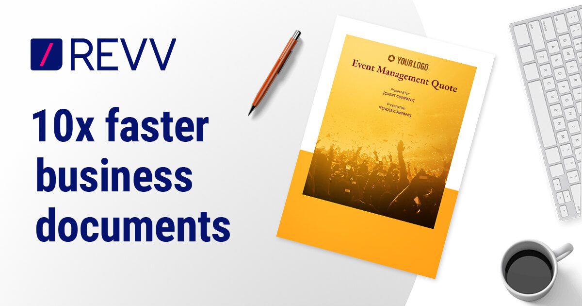 Free Event Management Quote Templates | Revv