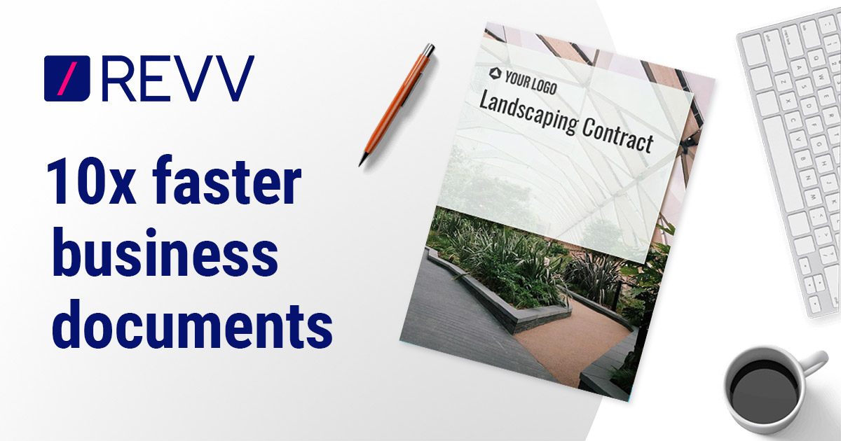 Free Landscaping Contract Template | Revv