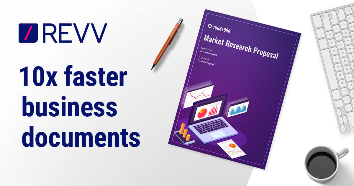 Free Market Research Proposal Templates | Revv