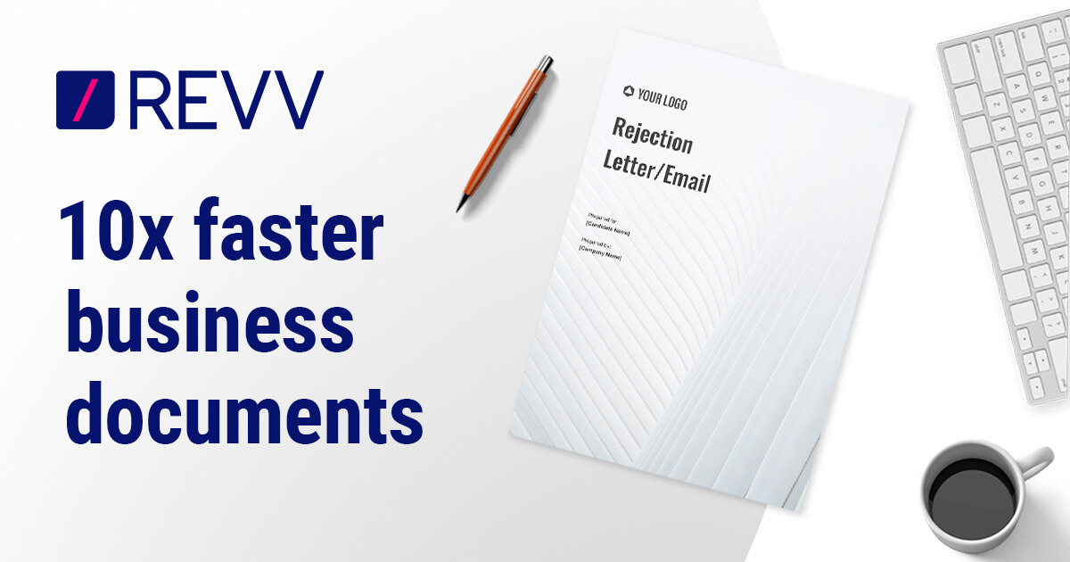 Free Rejection Letter/ Email Templates | Revv