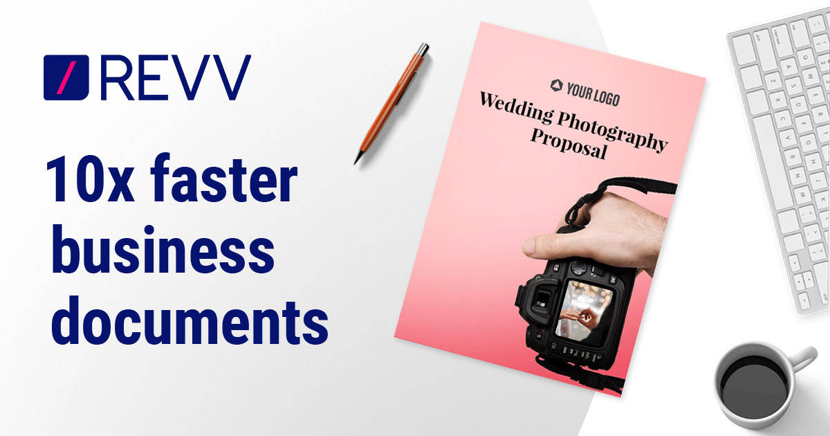 Free Wedding Photography Proposal Template | Revv