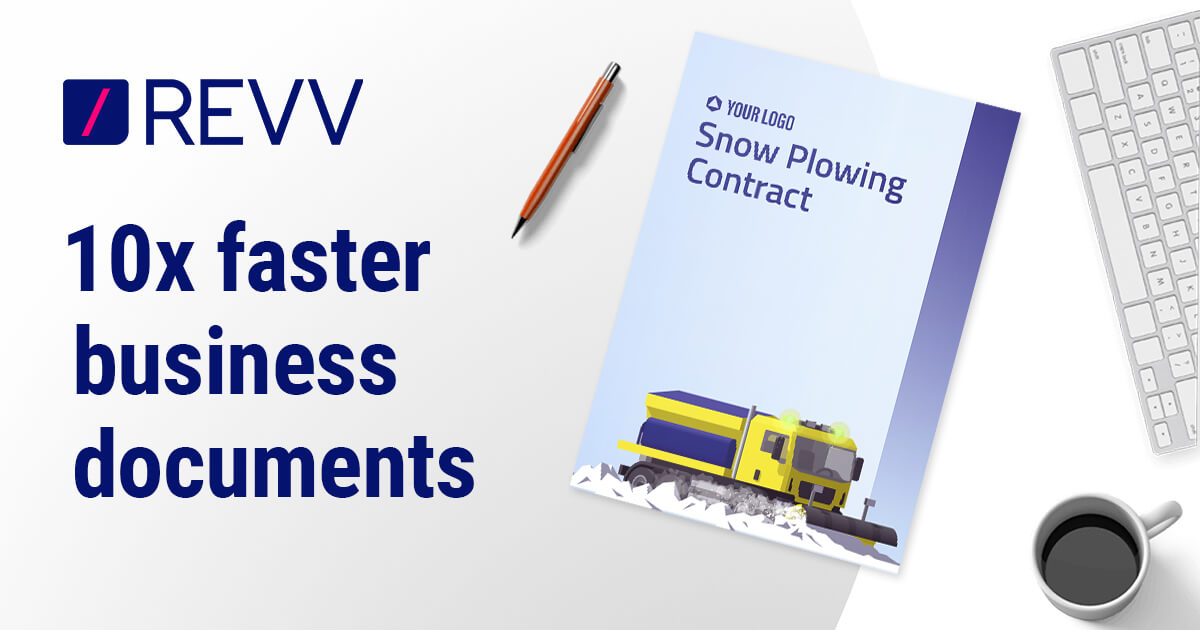 Free Snow Plowing Contract Template | Revv
