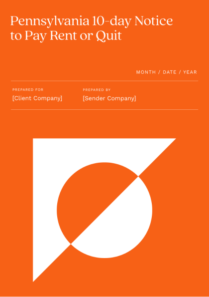 North Carolina Ten-day Notice to Pay Rent or Quit - Free Template ...