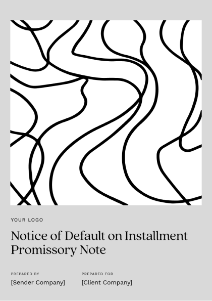 Demand for Full Payment on Installment Promissory Note | LegalZoom