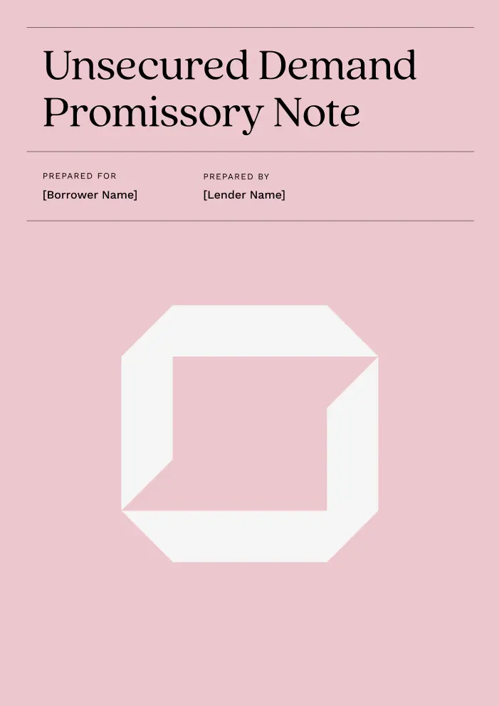 Unsecured Promissory Note (Interest-Only with Balloon Final Payment ...